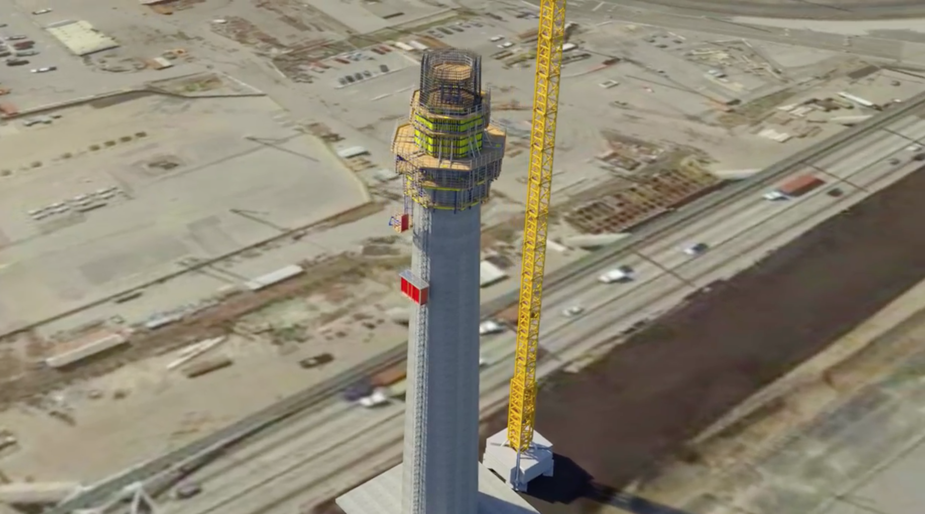 (Video) Automatic Climbing Formwork SKE 100 on Gerald Desmond Bridge ...